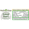 Sweet Basil Essential Oil - Certified Organic | Herb Stop - Arizona's ...