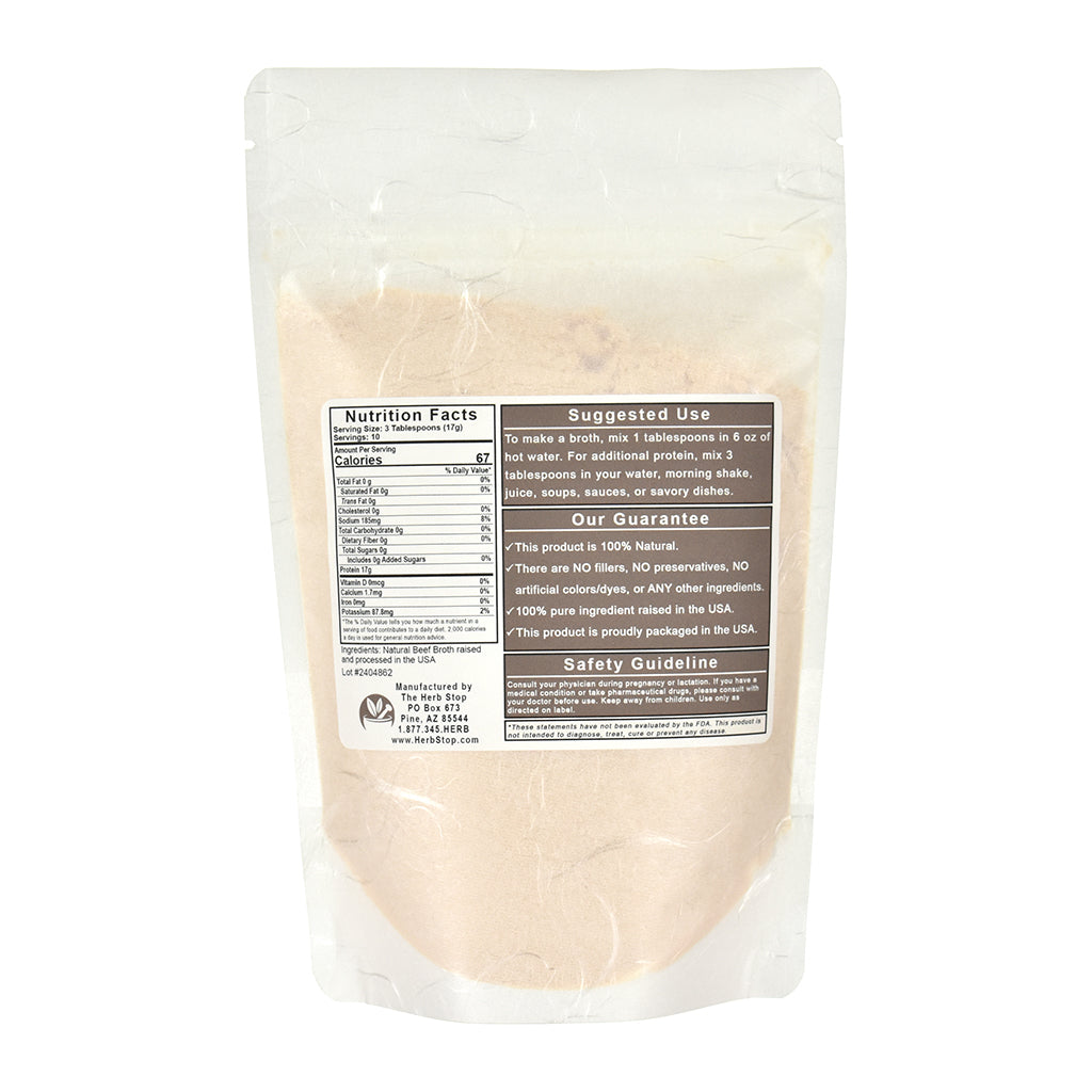 Beef Bone Broth Powder | Herb Stop - Arizona's Herbal Store