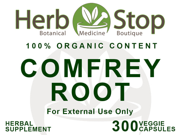 Comfrey Root Capsules – Herb Stop - Arizona's Herbal Store