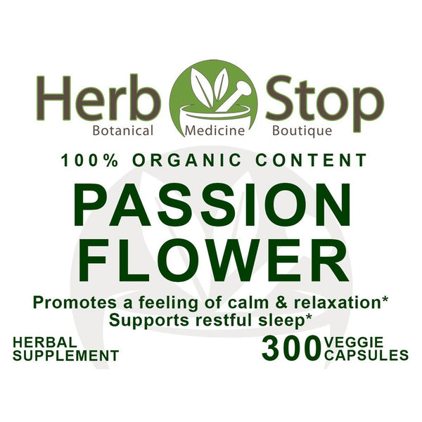 Passion Flower Capsules – Herb Stop - Arizona's Herbal Store
