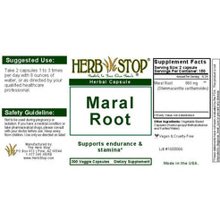Maral Root Capsules | Herb Stop - Arizona's Herbal Store